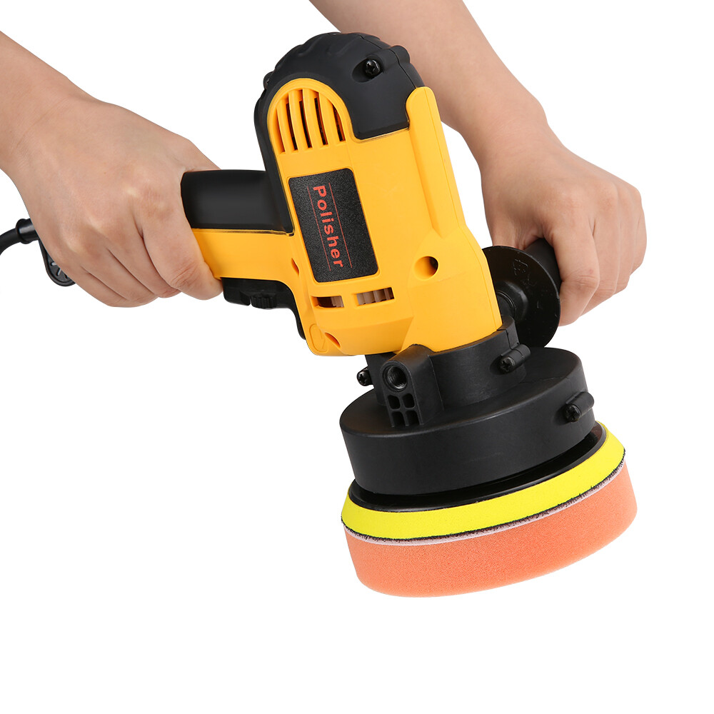 125mm Car Polisher Electric Buffer Machine Kit Home Sander Polish Wax ...